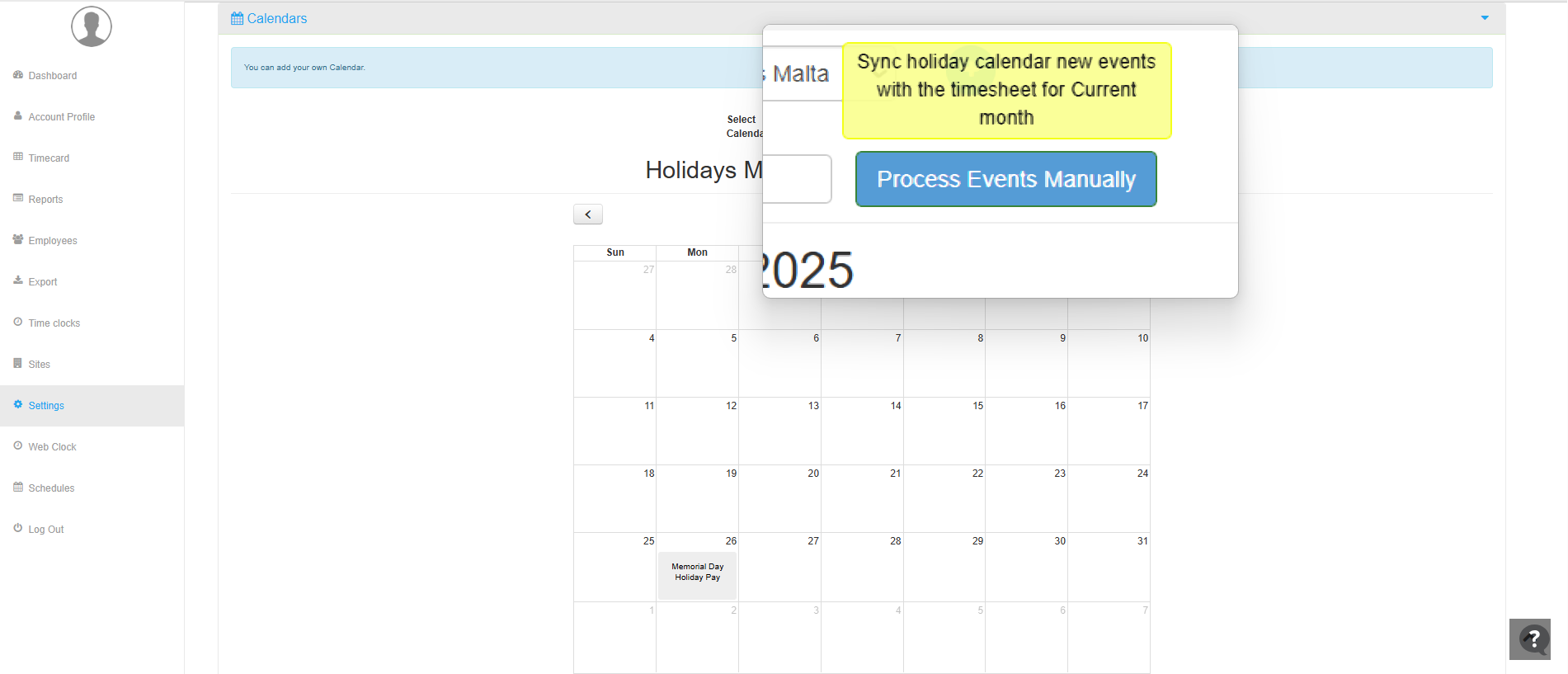 How to Set Up a Holiday Calendar | NextGen Workforce