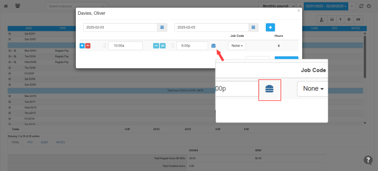 How to update Attendance records and Breaks in Employees TimeSheet ...